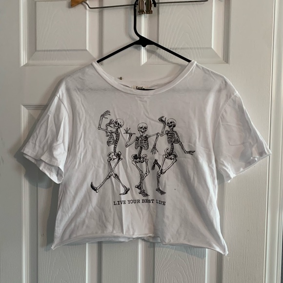 Local Lab | Tops | Skeleton Crop Top | Poshmark